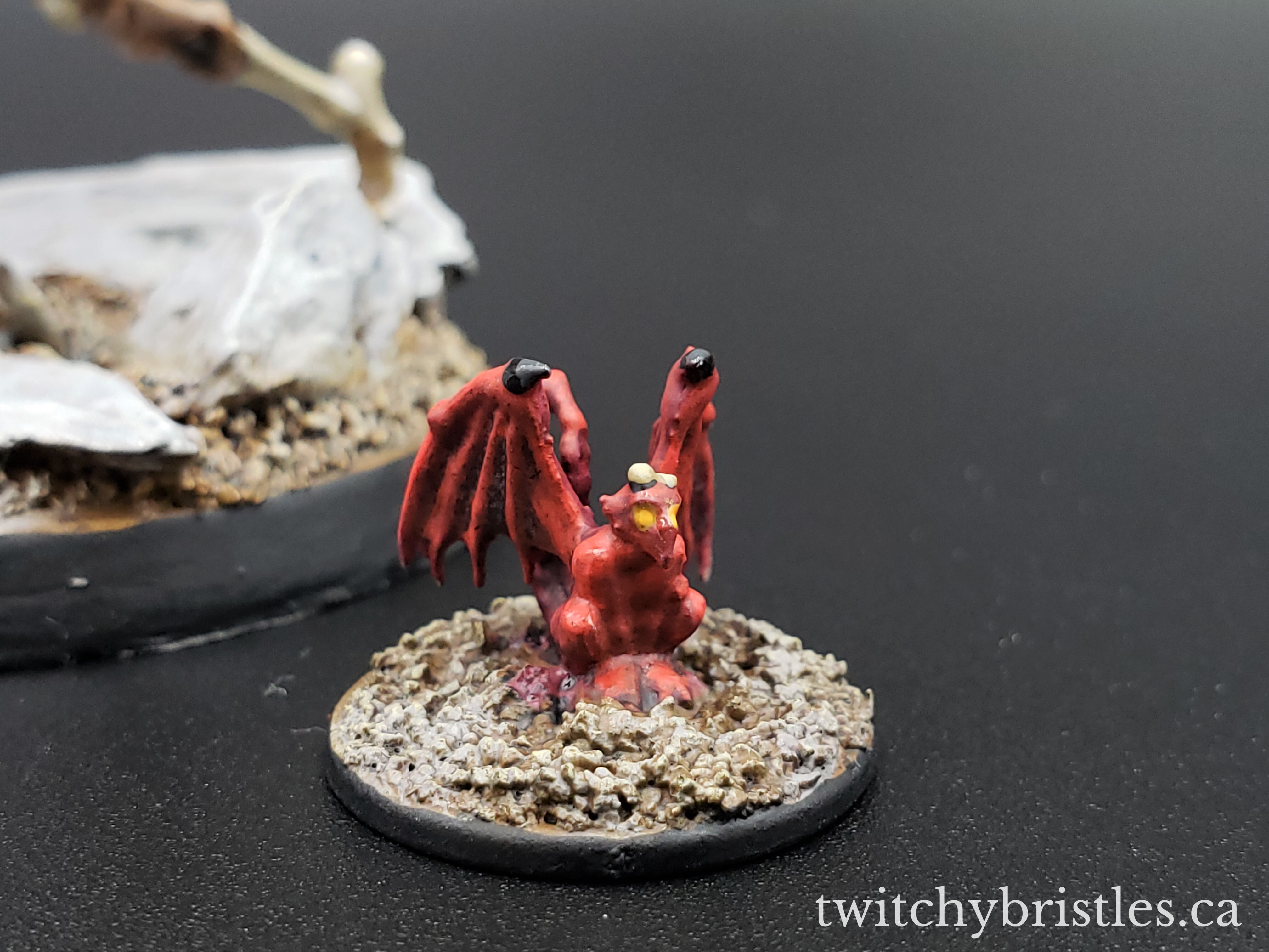 Color Study – Wizkids’ Bone Devil and Imp – Twitchy Bristles Painting