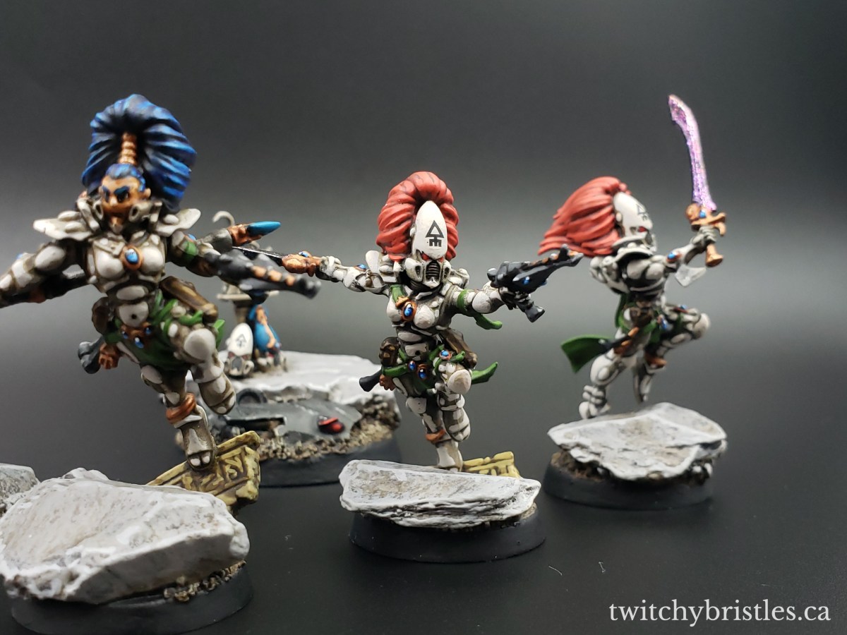 The Addition of Yet More Howling Banshees – Twitchy Bristles Painting