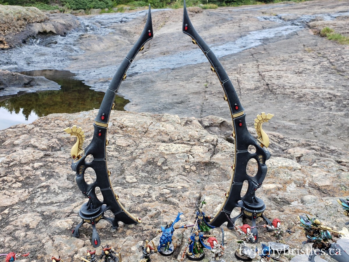 Aeldari Webway Gate – Field trip! – Twitchy Bristles Painting