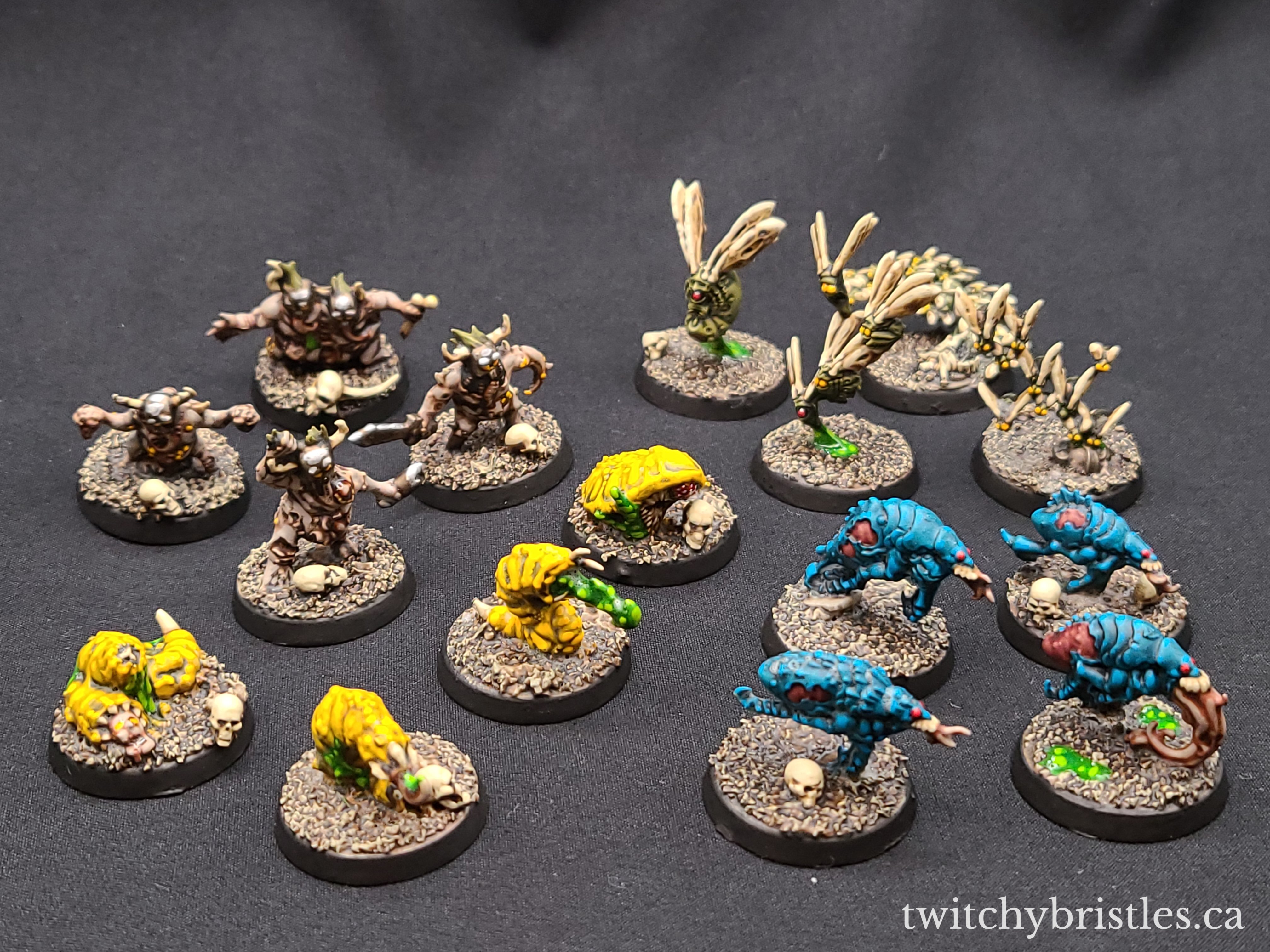 Lots of Little Monsters – Mutoid Vermin – Twitchy Bristles Painting